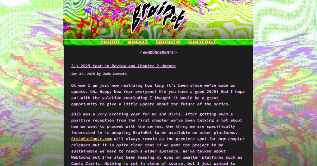 BrainRotComic - Announcements