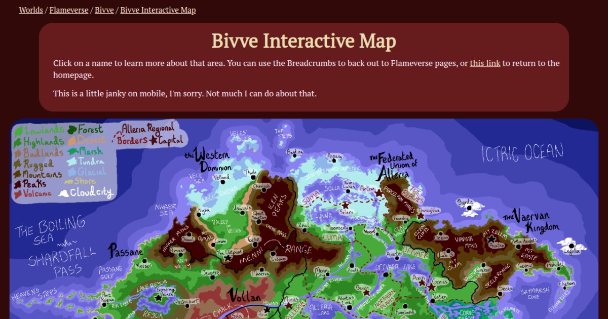 Flameverse > Bivve Interactive Map