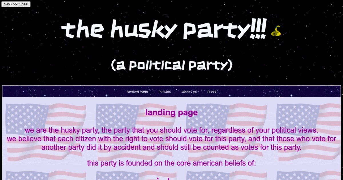 landing page | VoteHusky.org