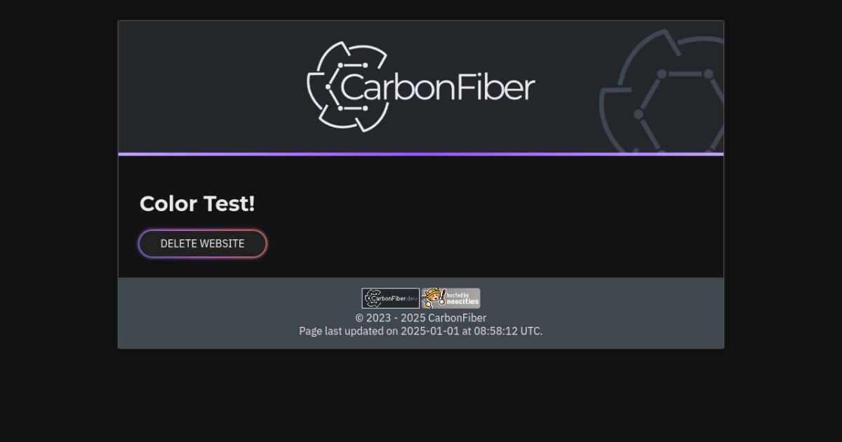 Color Test - carbonfiber.dev