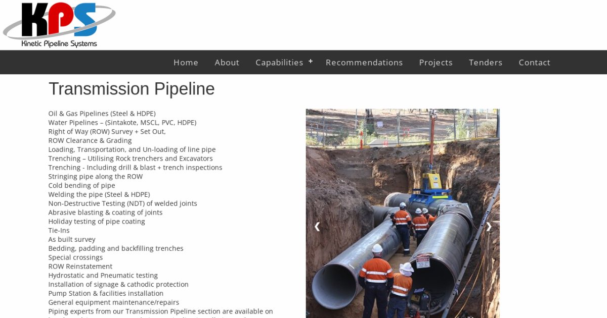 The web site of kpsgroup