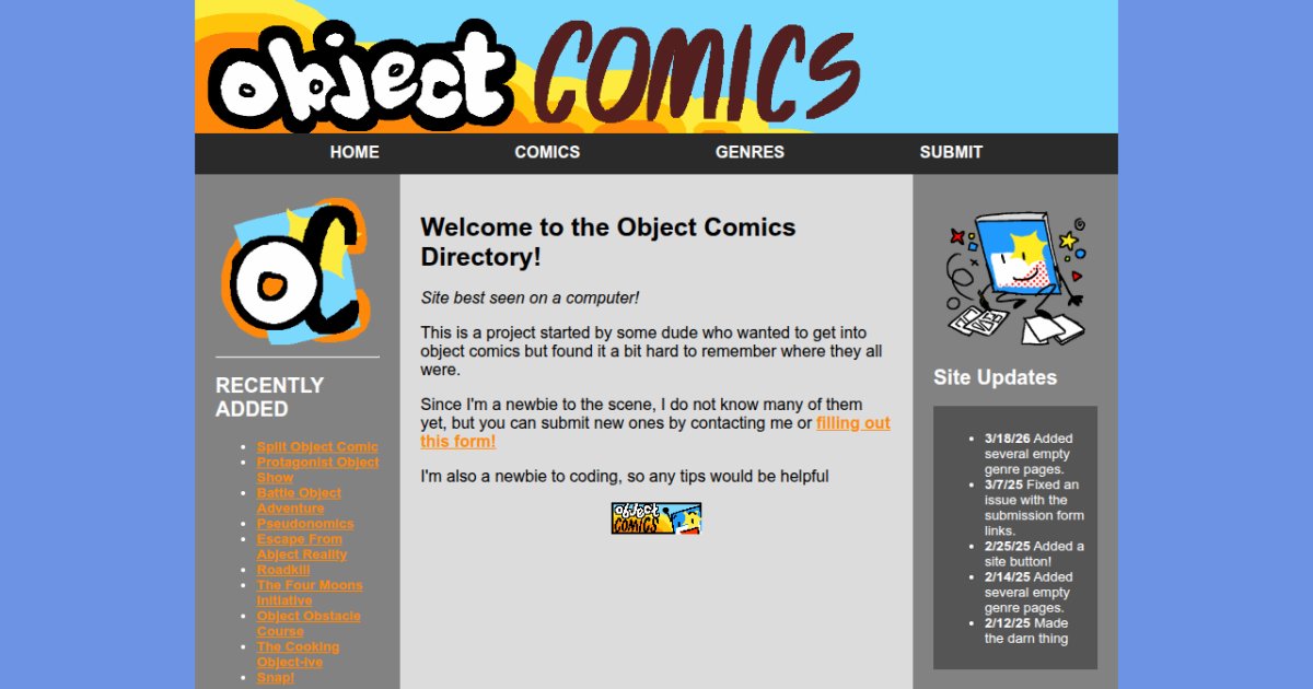 Object Comics