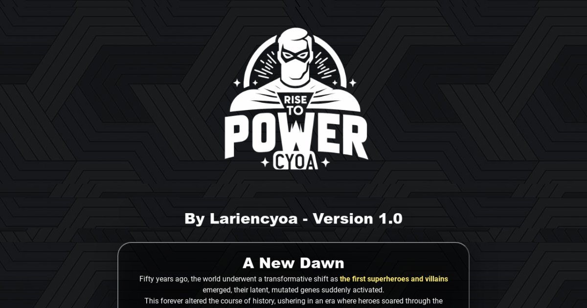 Cyoa Neocities Lx425's CYOAs