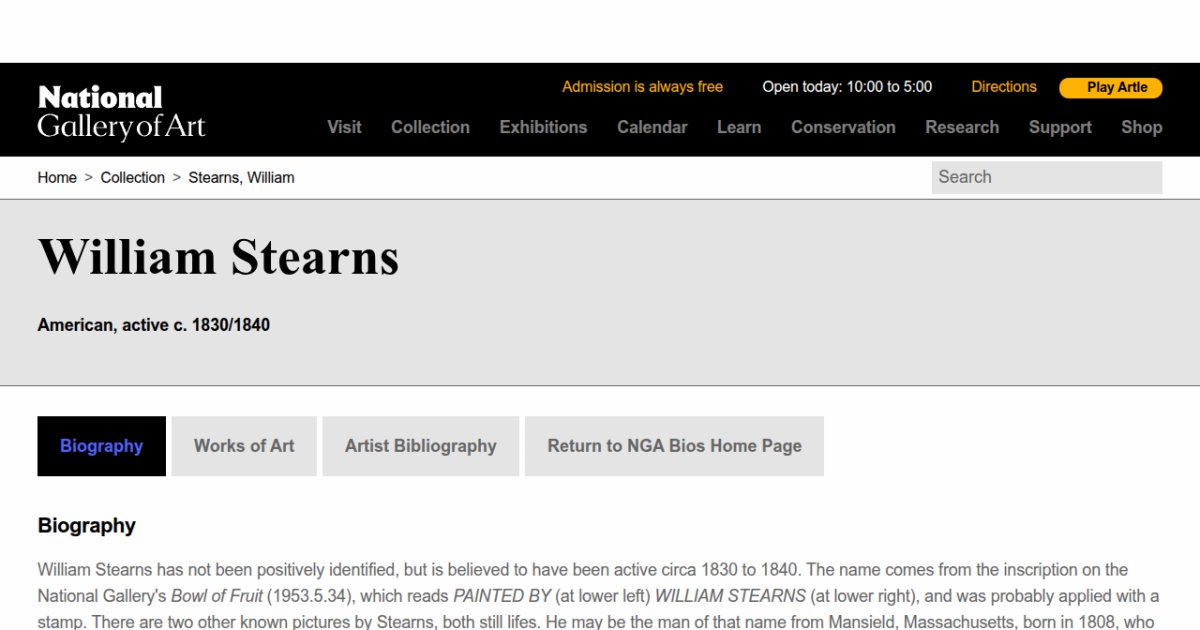 William Stearns
