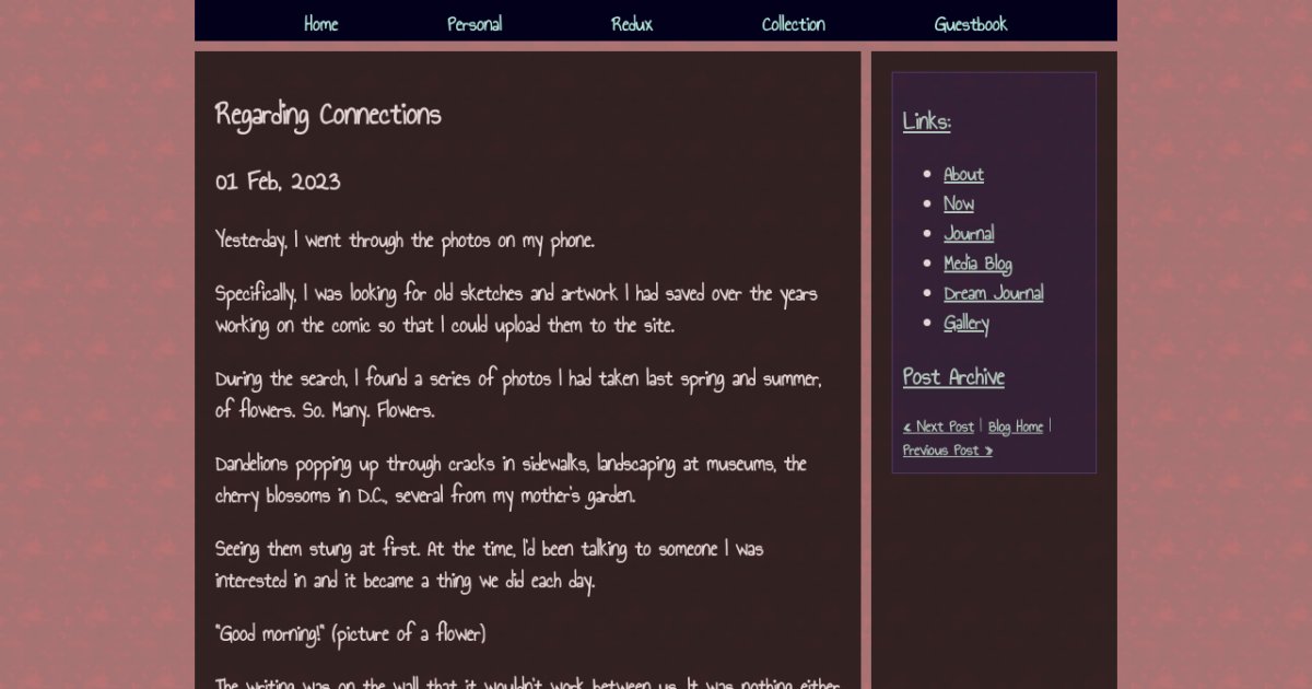 Regarding Connections