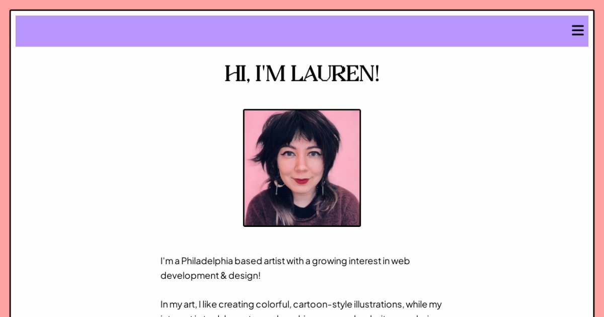 Lauren Leilani Iona | Web Development, Design & Illustration Portfolio