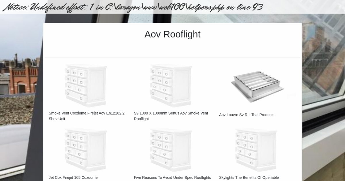 Aov Rooflight