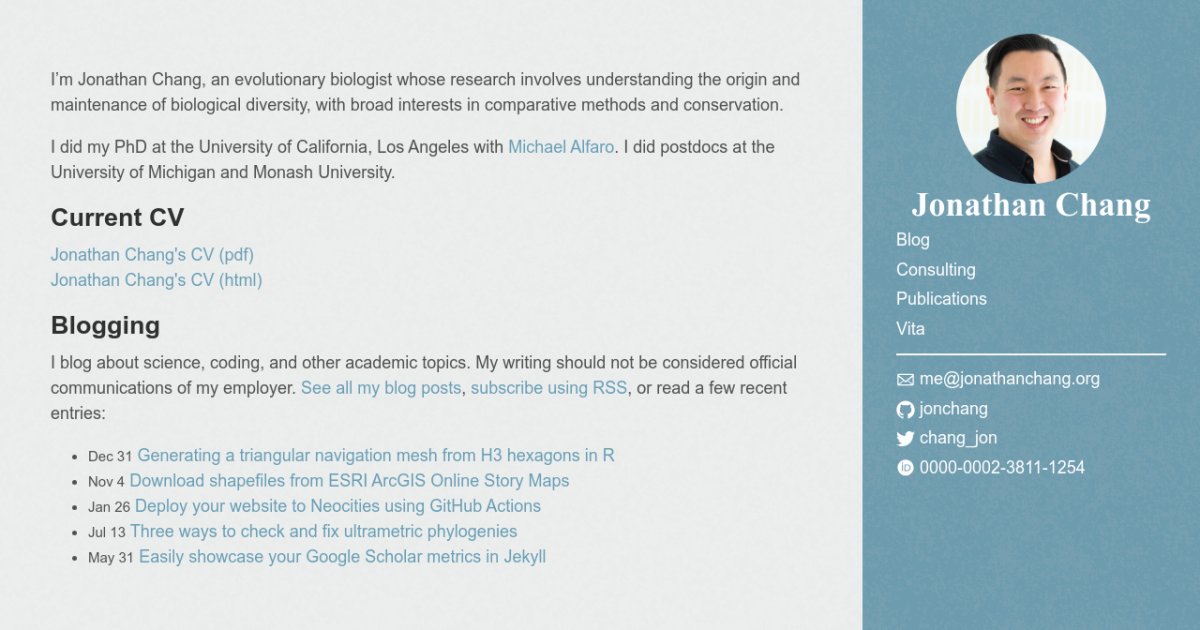 Jonathan Chang · evolutionary biologist