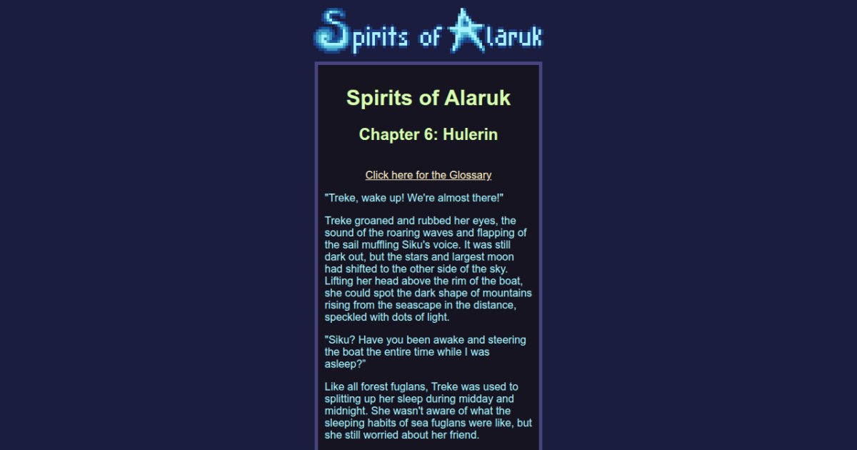Spirits of Alaruk: Chapter 6