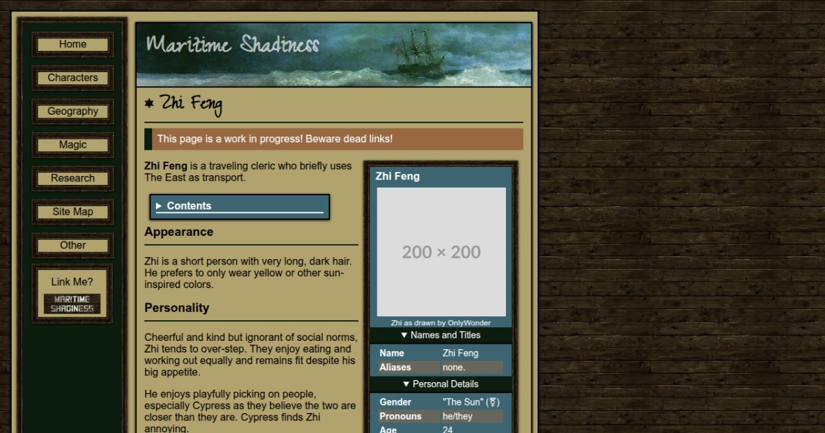 Maritime Shadiness :: ZHI FENG