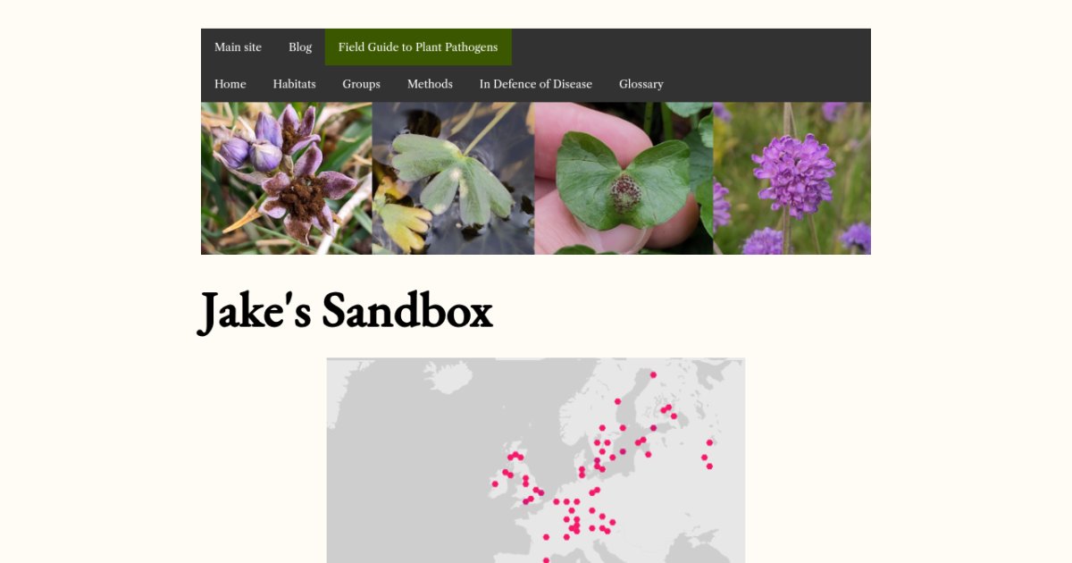 Field Guide to Plant Pathogens