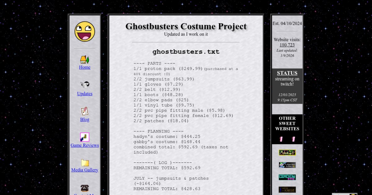 Hadyn's Ghostbusters Costume Project