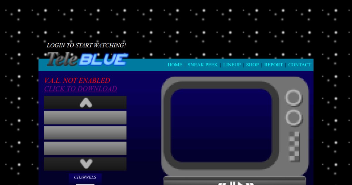 PLAYER - TeleBlue ONLINE!