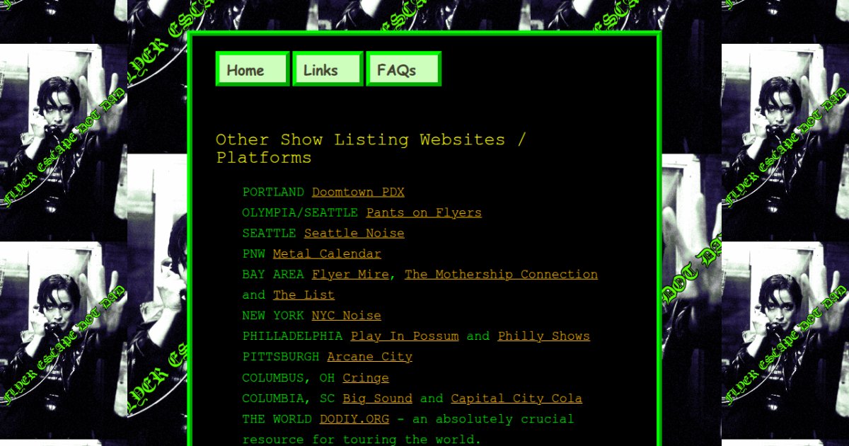 Flyer Escape Dot Dad