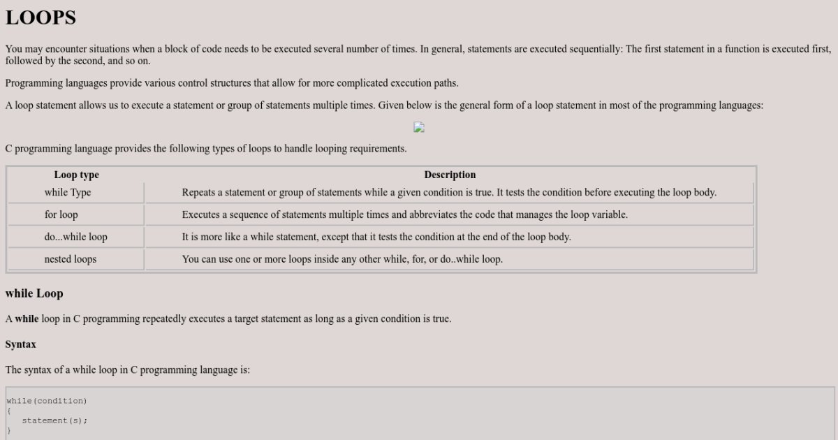 C Programming