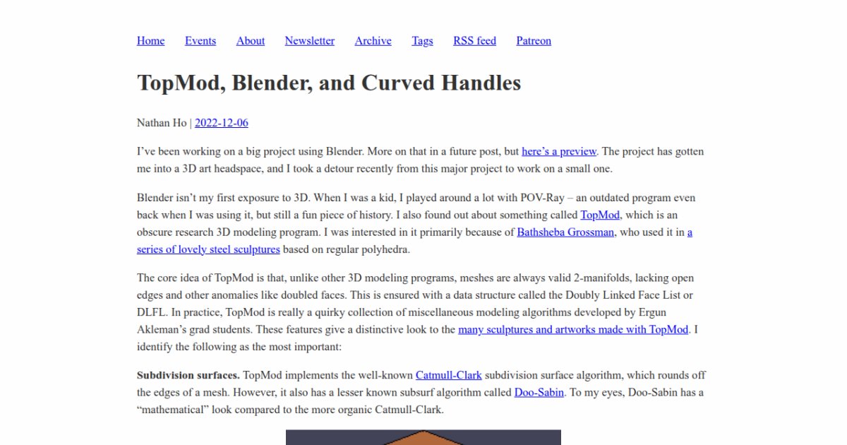 Nathan Ho (old posts, page 2) | Nathan Ho