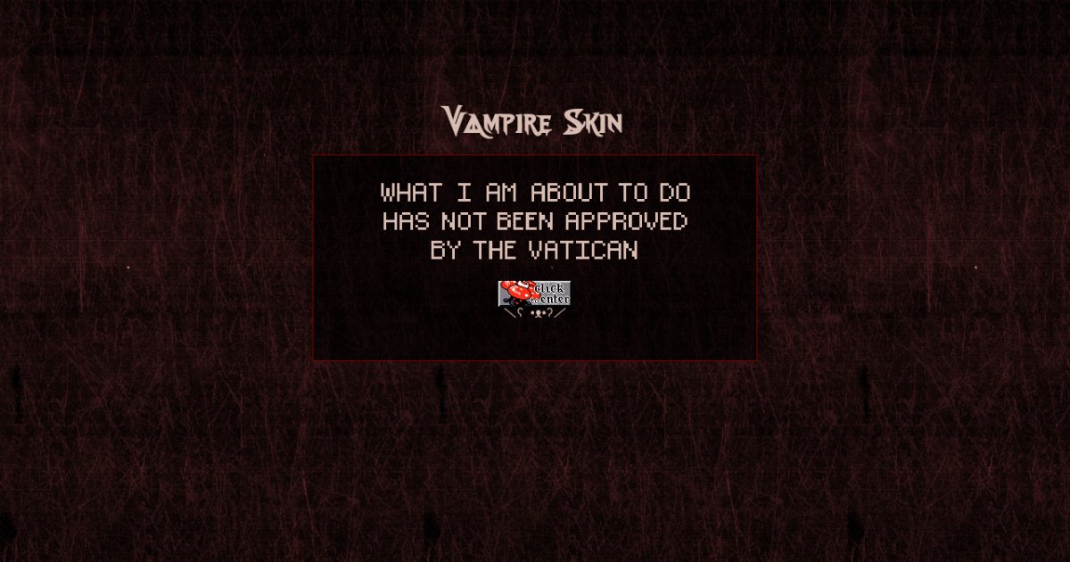 Vampire Skin