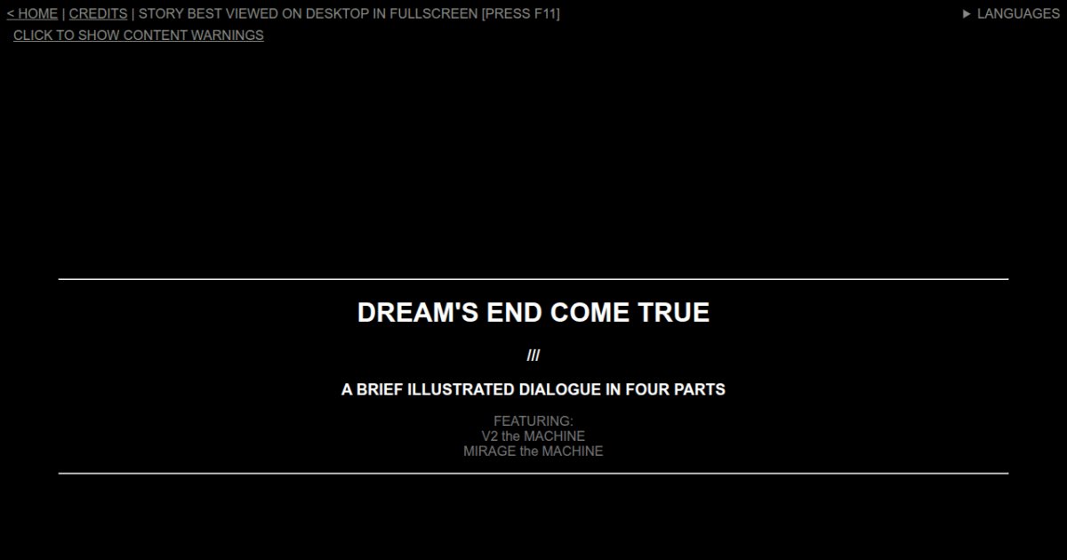 DREAM'S END COME TRUE
