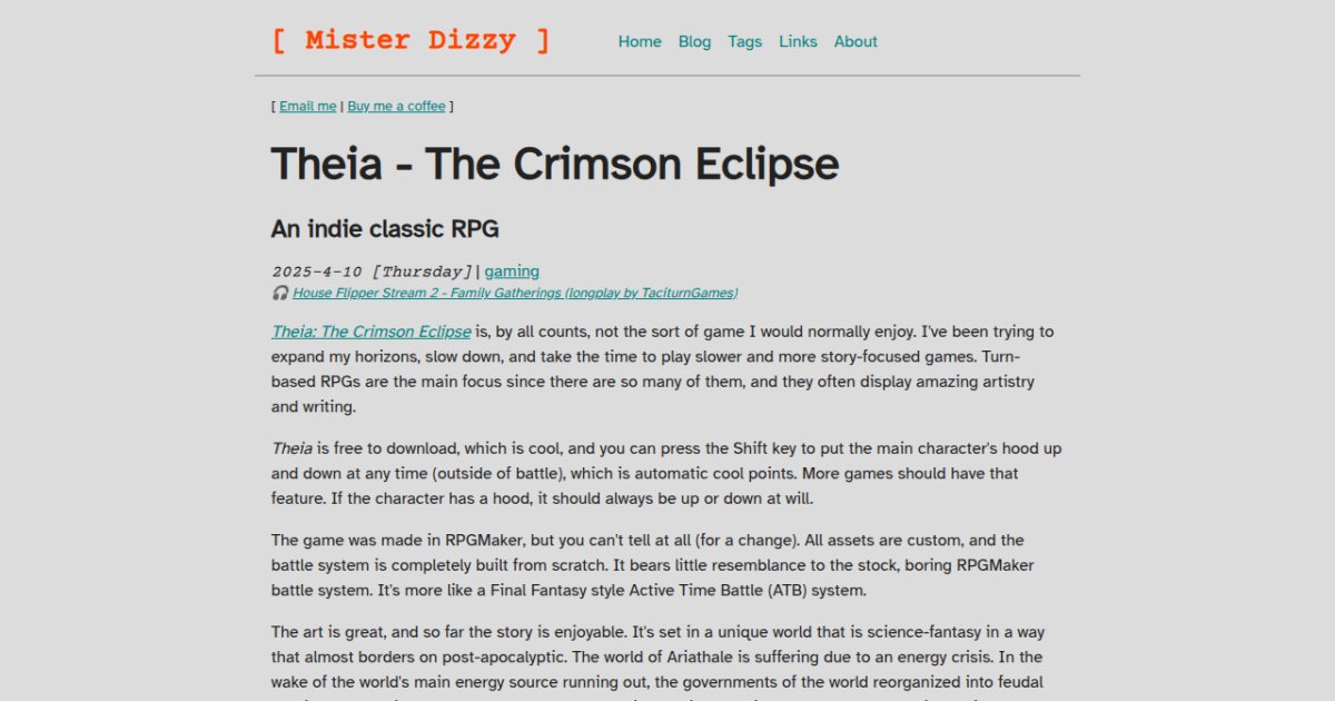 Theia - The Crimson Eclipse